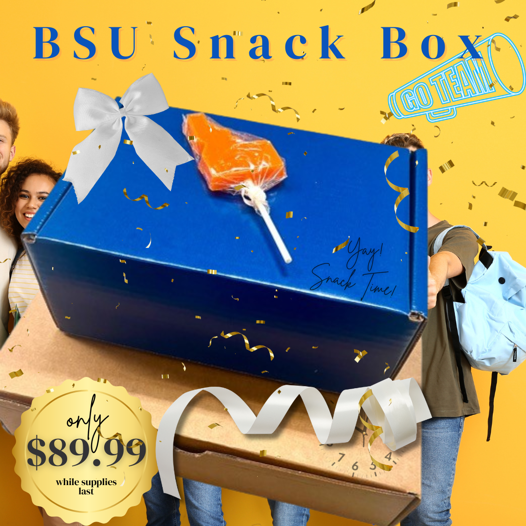 Gear Up For Game Day with Idaho Gift Baskets BSU College Snack Box ...