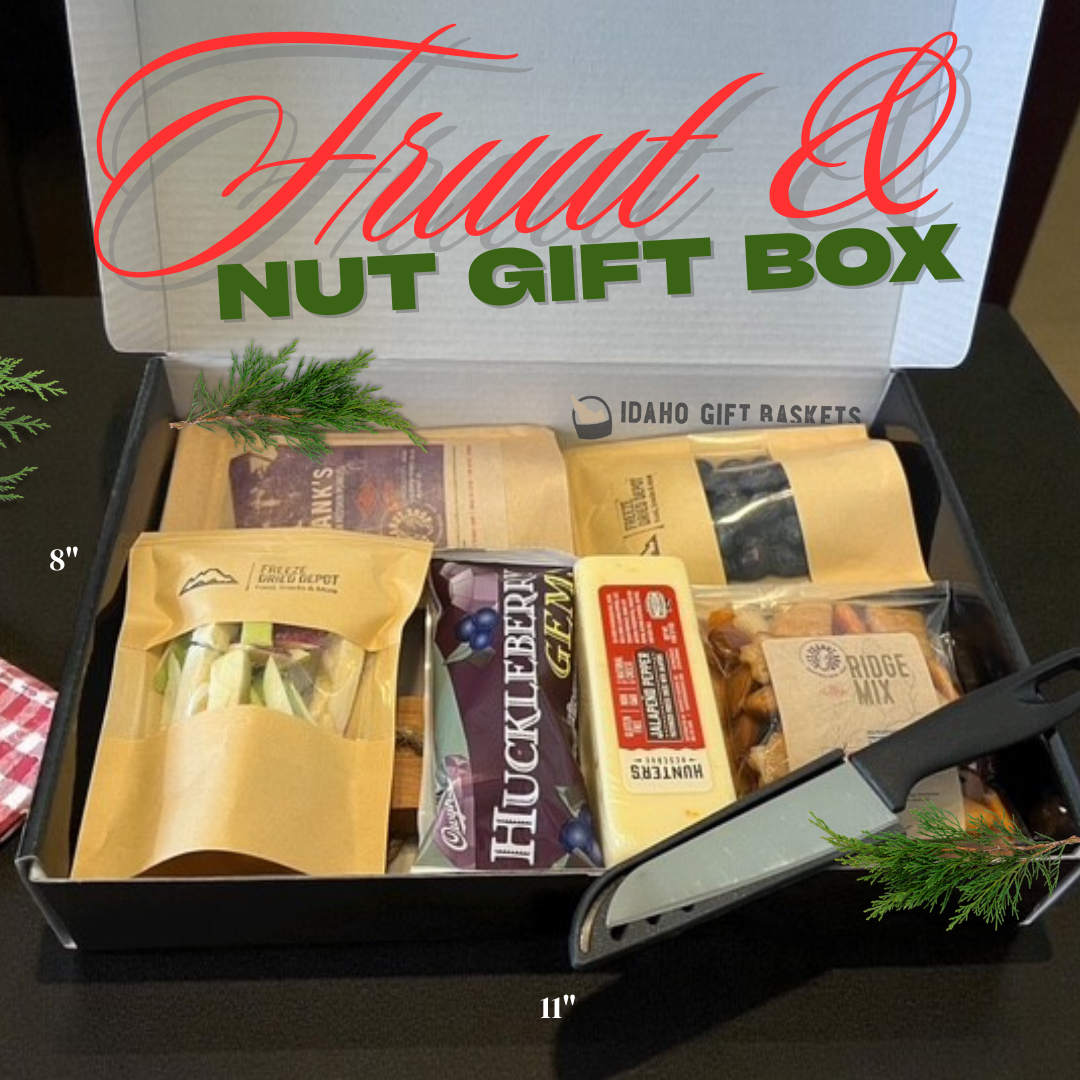Fruits & Nuts Holiday Gift Box – IdahoGiftBaskets.net - CGB